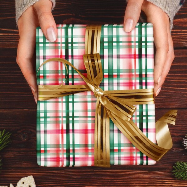 Grid Wrapping Paper - Etsy