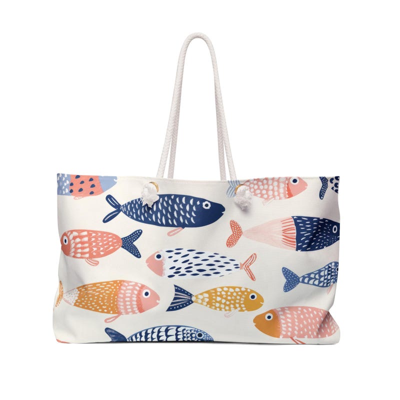 Fish Tote Bag - Etsy