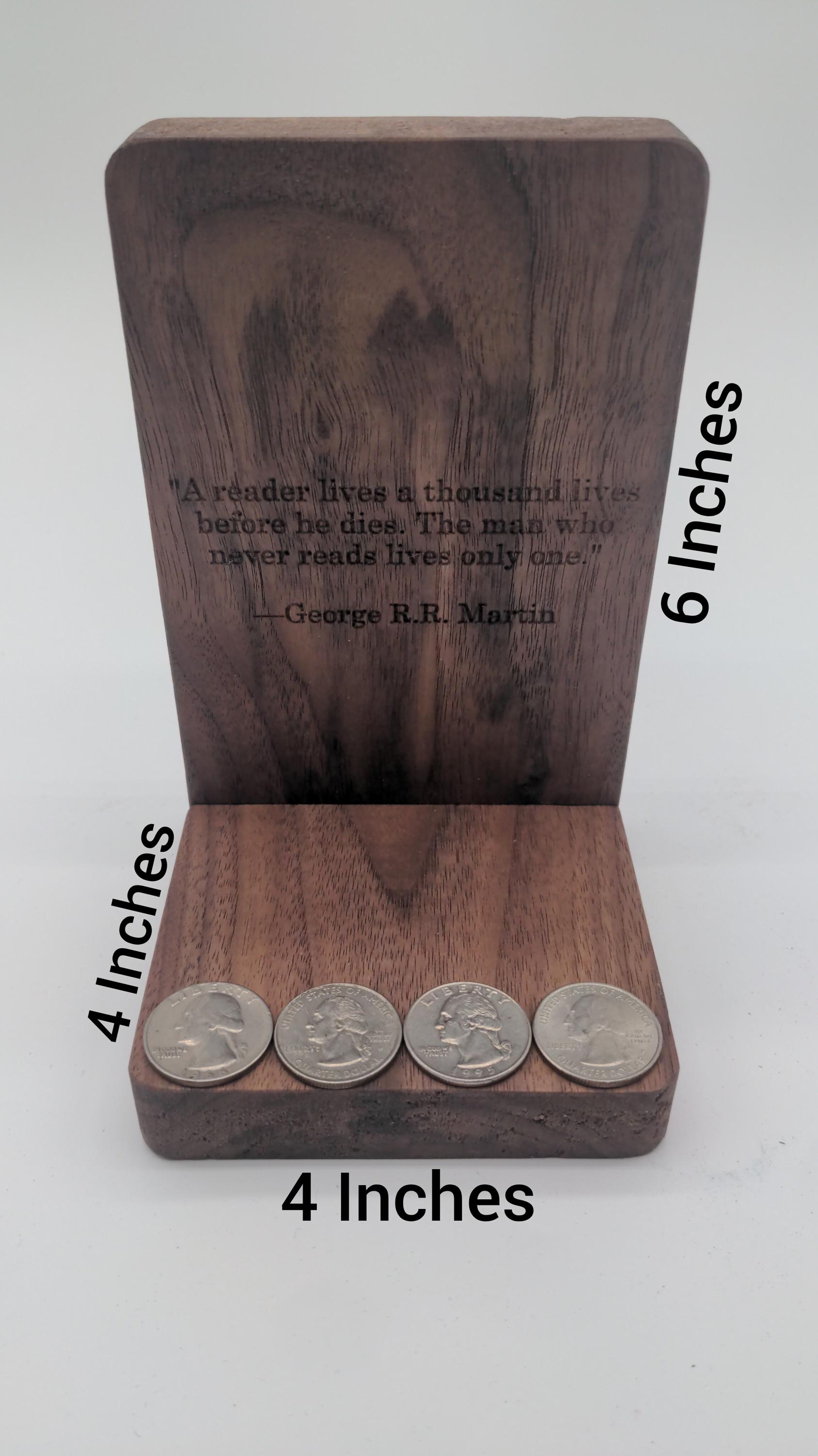 Carved Cross Engraved Wooden Bookends - One of a Kind Gift for ...
