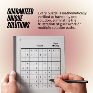1,000 Sudoku Puzzles for the Remarkable 2 Tablet - Etsy