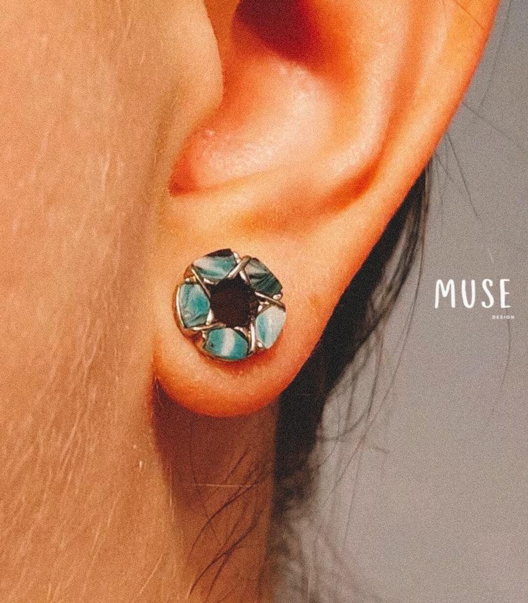 Geometric Pattern Ear Gauge and Plug Earrings Stainless Steel Gauge ...