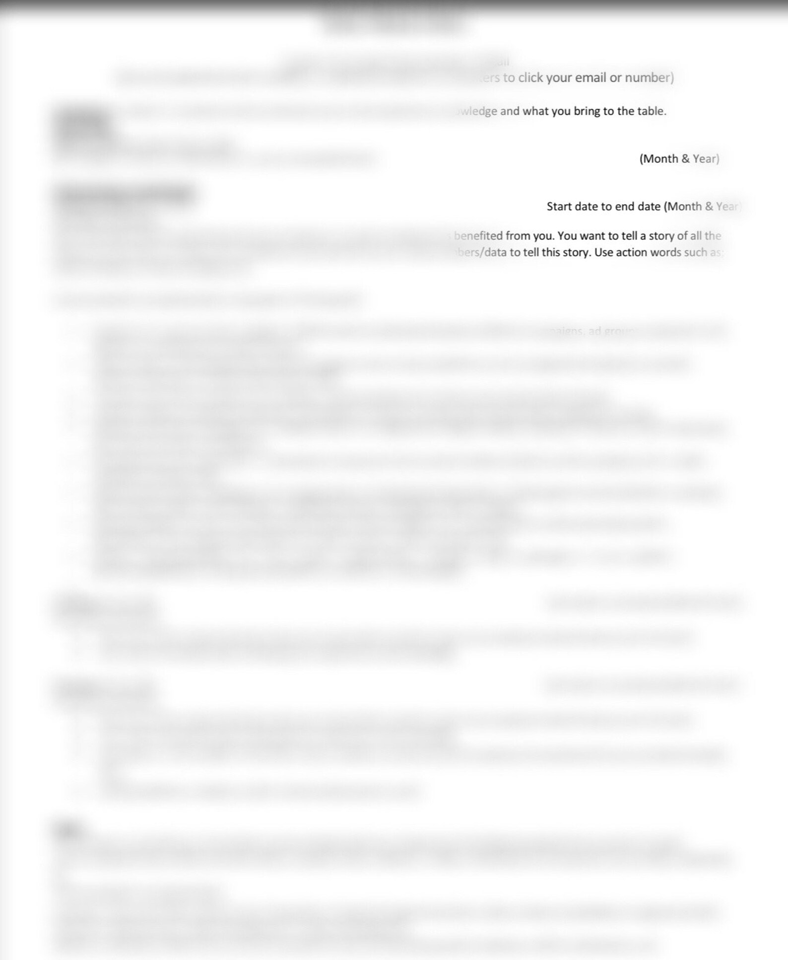Truck and Auto Mechanic Printable Resume Template in MS Word Automotive ...