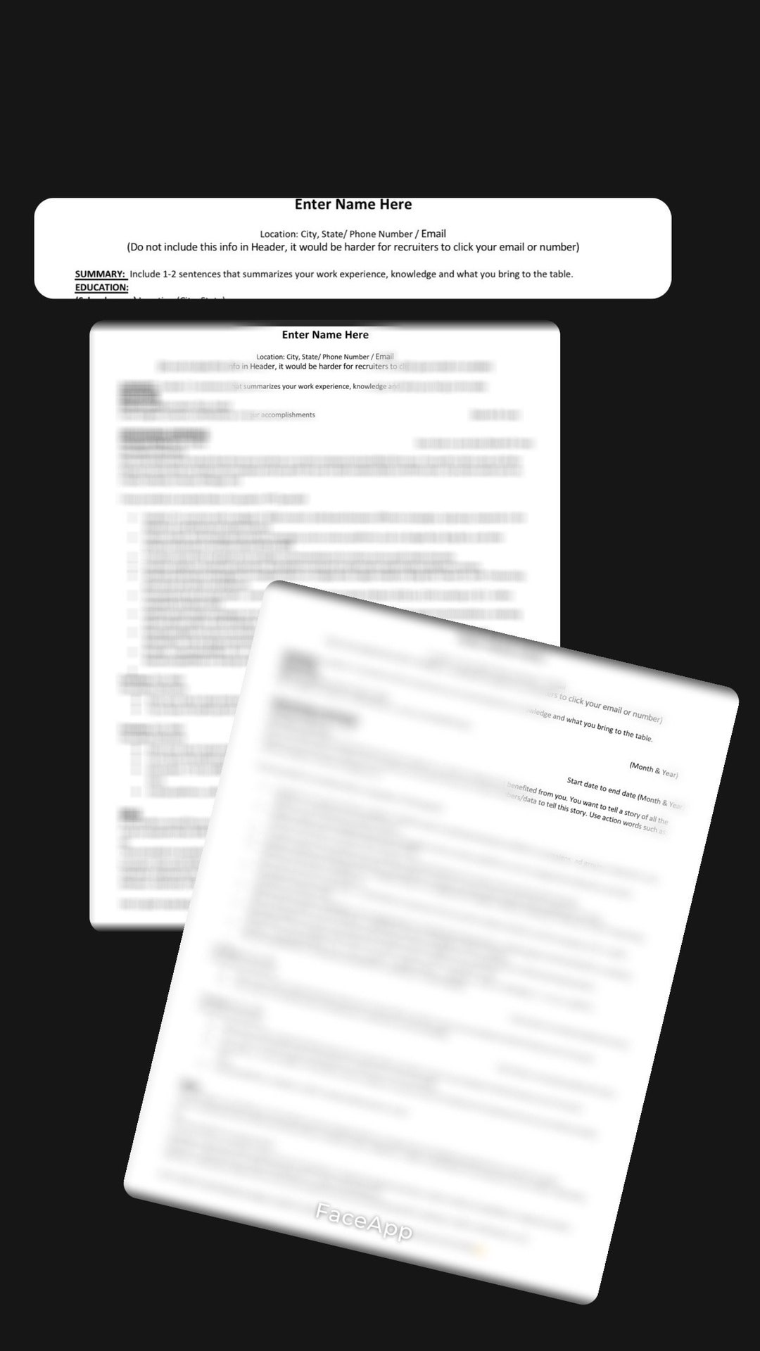 Truck and Auto Mechanic Printable Resume Template in MS Word Automotive ...