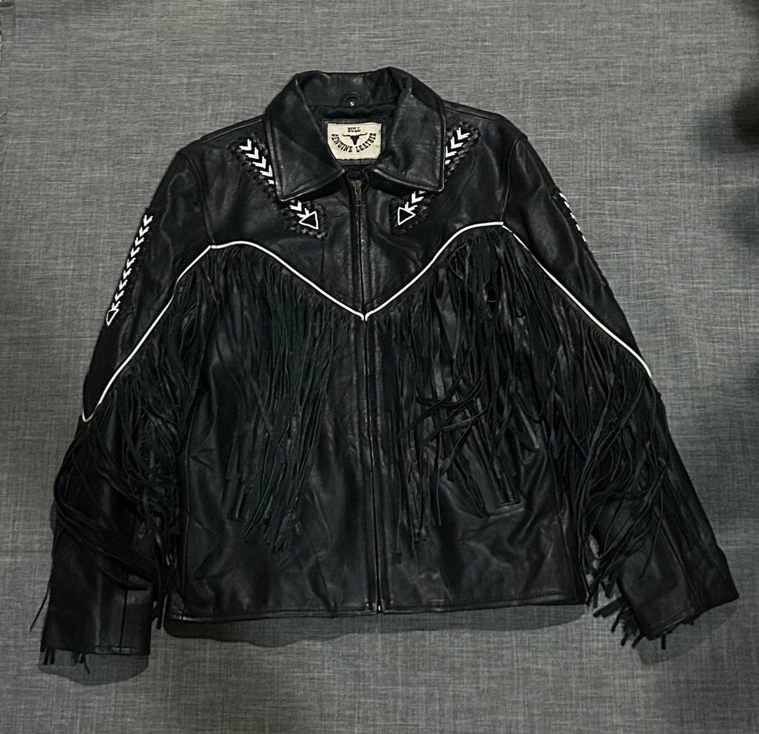 Bull Genuine Leather Jacket - Etsy