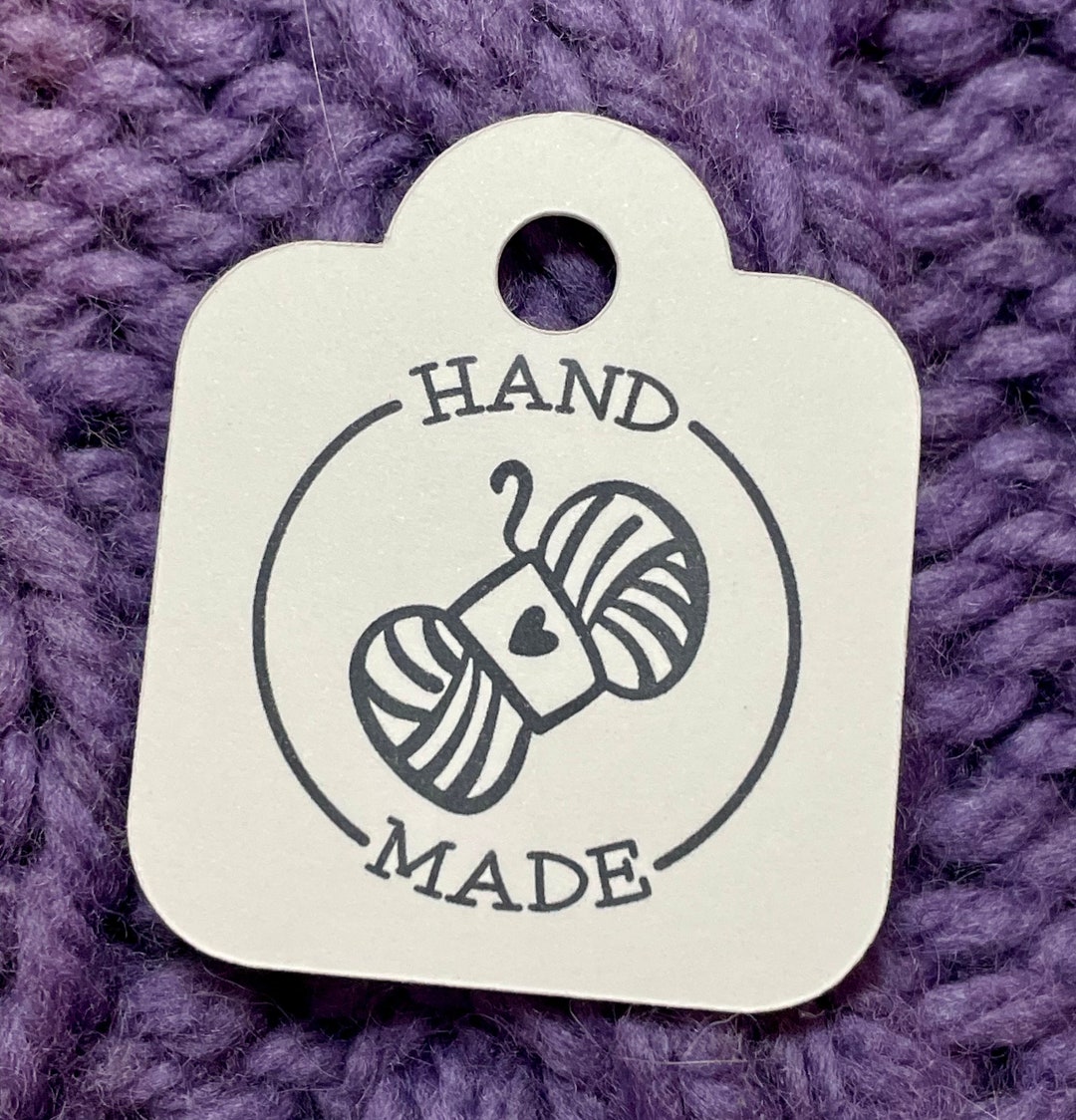 Handmade Gift Tag for Hand Knit Gifts or Products, Knitting Tag ...