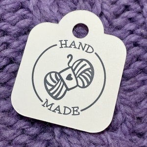 Handmade Gift Tag for Hand Knit Gifts or Products, Knitting Tag ...