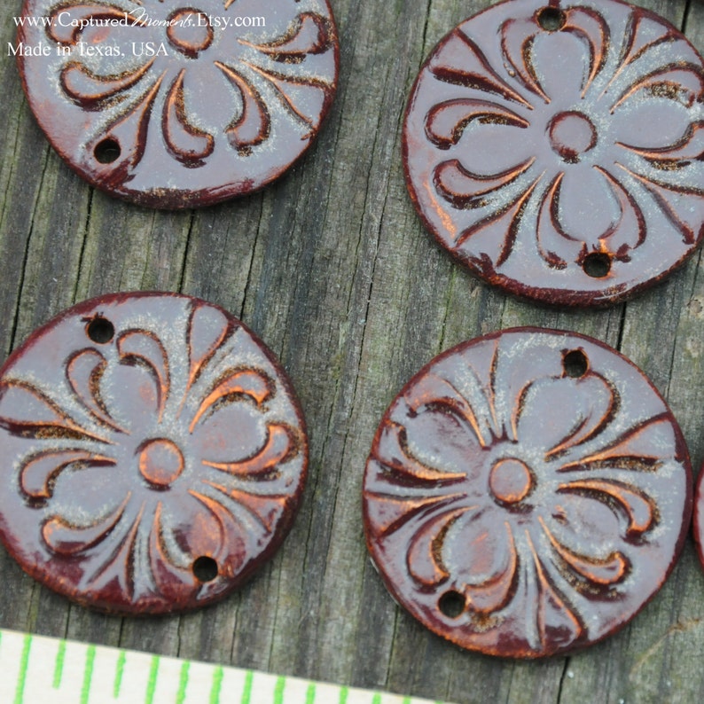 Essential Oil Diffuser Pendant Bead for Aromatherarpy in Rust Red - Etsy