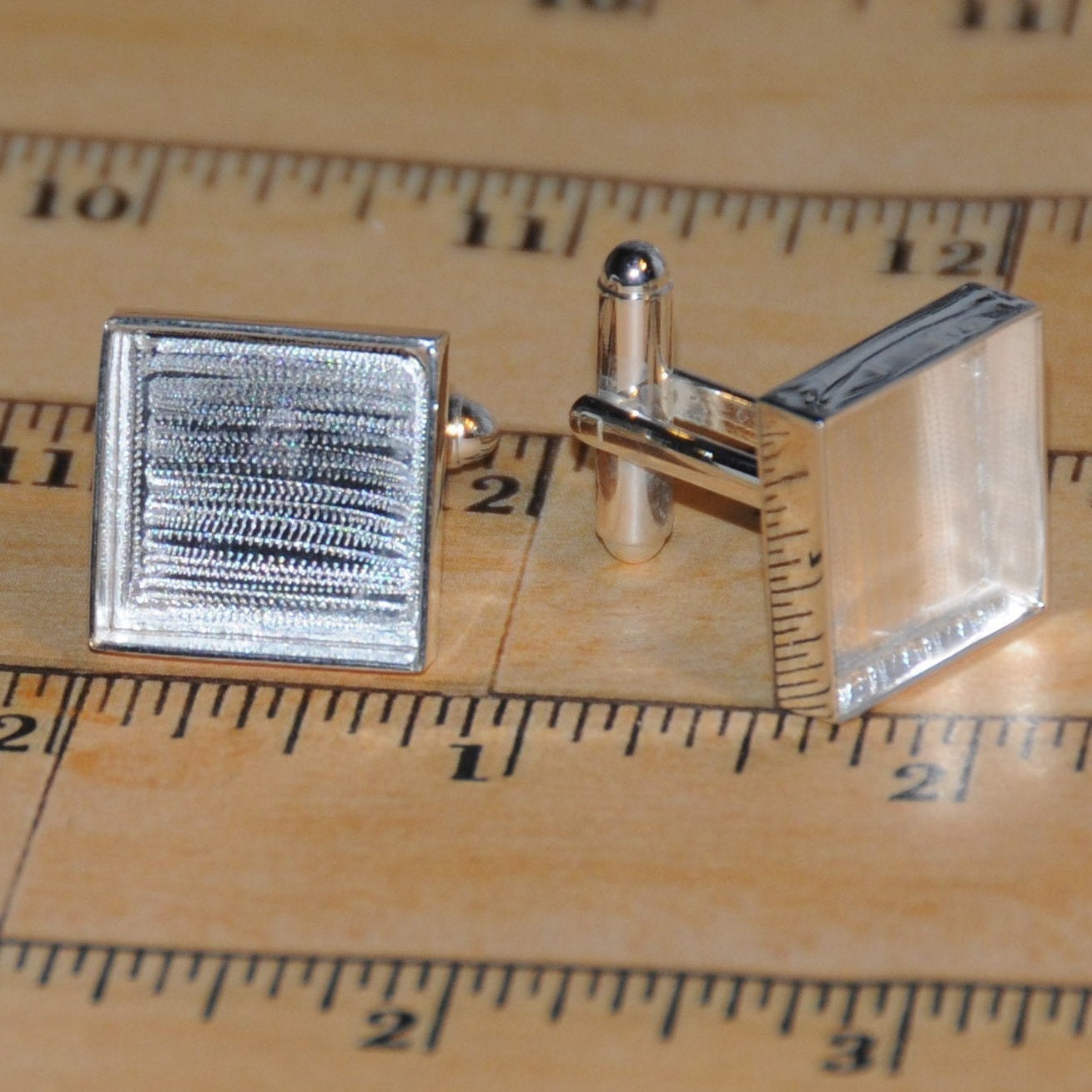 Small Square Cuff Links - Etsy