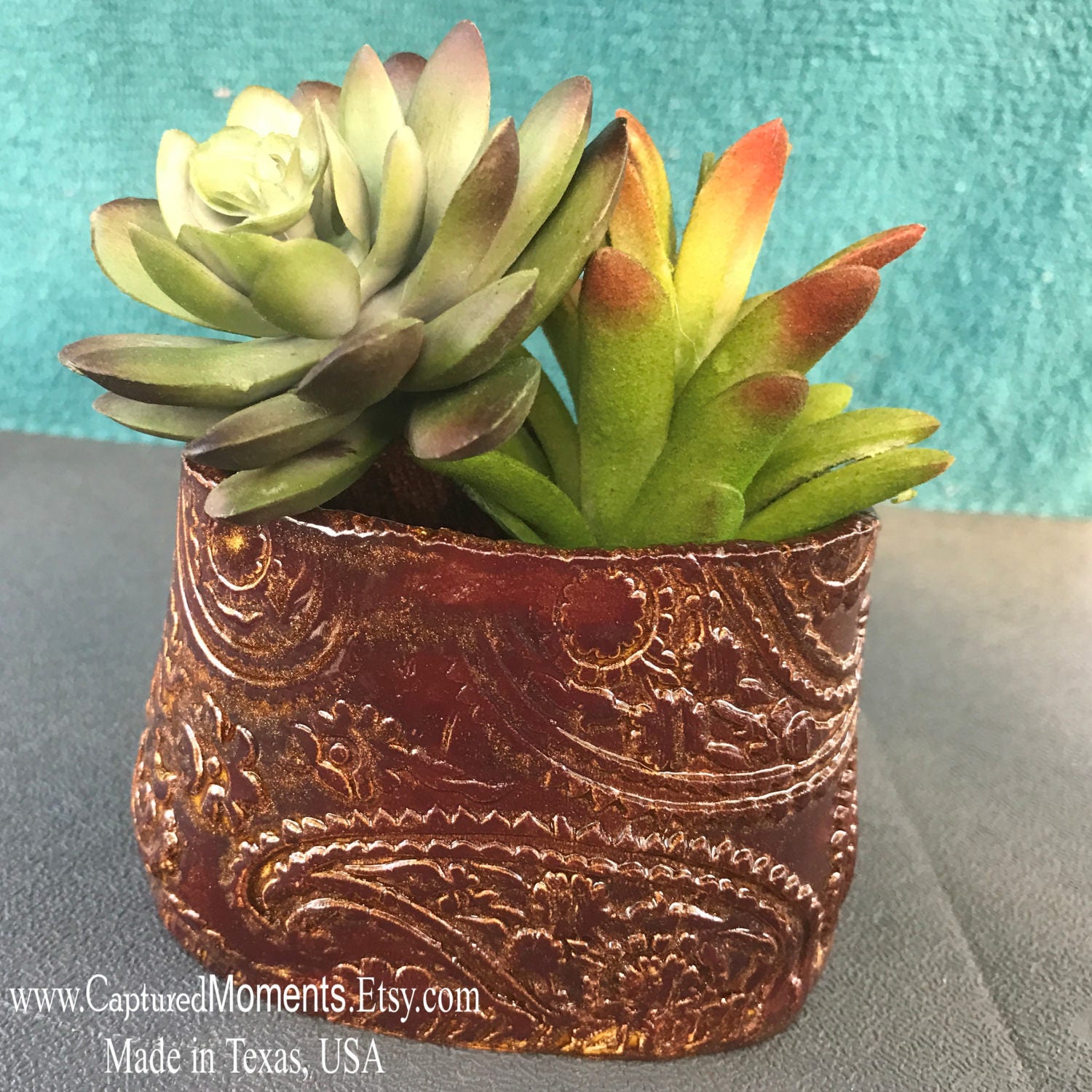 Succulent Pottery Pot That is hand built organic ceramic | Etsy