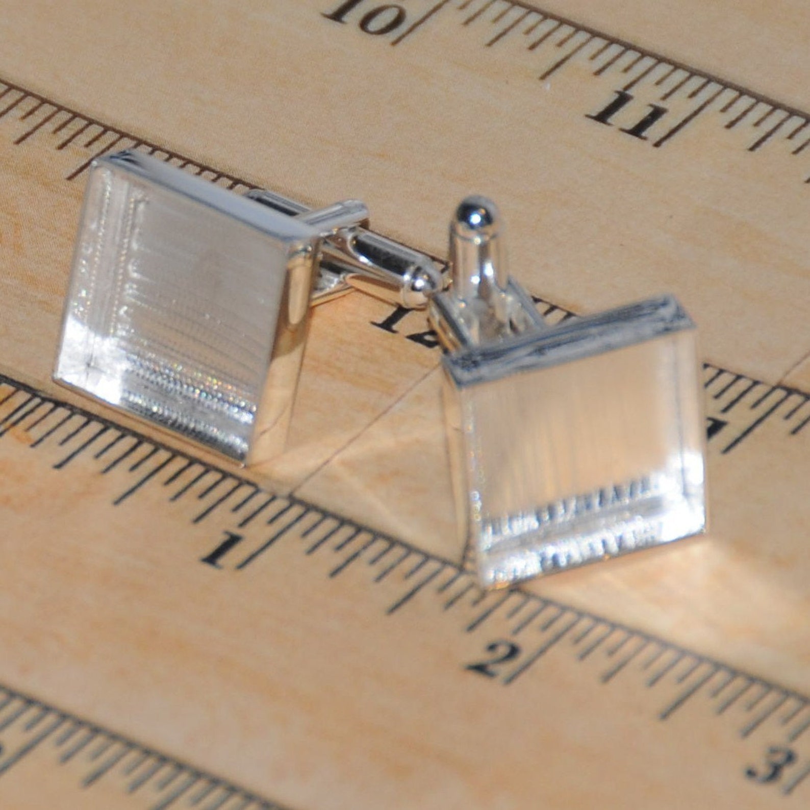 Small Square Cuff Links - Etsy