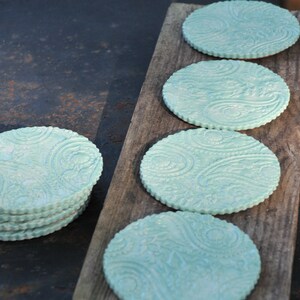Handmade Pottery Coasters Set of 4 - Etsy