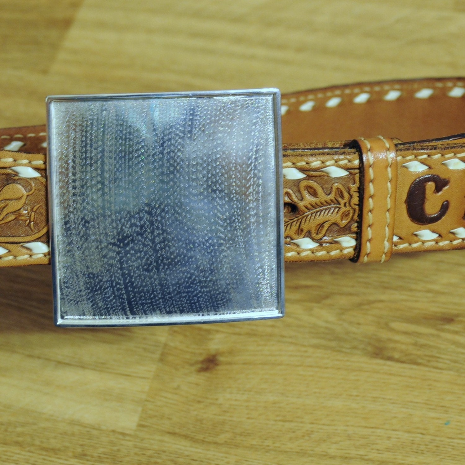 On the Court House Square A Square Belt Buckle Perfect for Resin or ...