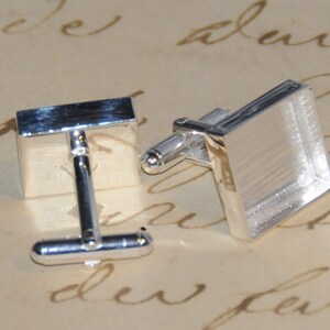 Small Square Cuff Links - Etsy