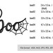 Boo Machine Embroidery Design. 6 Sizes. Halloween Machine Embroidery ...