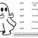 Ghost Middle Finger Machine Embroidery Design. 5 Sizes. Ghost Halloween ...