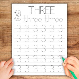 Number Alphabet Tracing Worksheets, ABC Pre Handwriting Practice, 0-20 ...