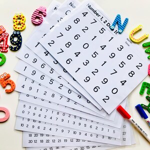 Number Recognition Dab It, I Spy Game Gift for Kids, Math Activity ...