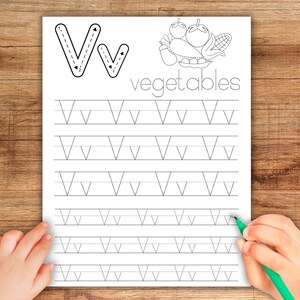 Alphabet Tracing Activity Worksheet, 26 ABC Phonic Upper Lowercase ...