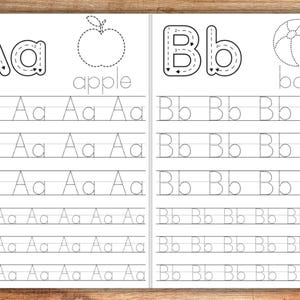 Number Alphabet Tracing Worksheets, ABC Pre Handwriting Practice, 0-20 ...