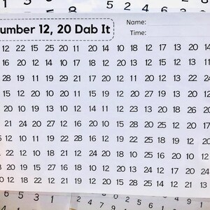 Number Recognition Dab It, I Spy Game Gift for Kids, Math Activity ...