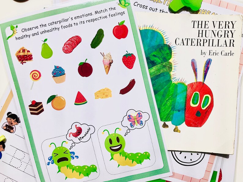 Fruits and Vegetables Activity Worksheet, Healthy & Unhealthy Food ...