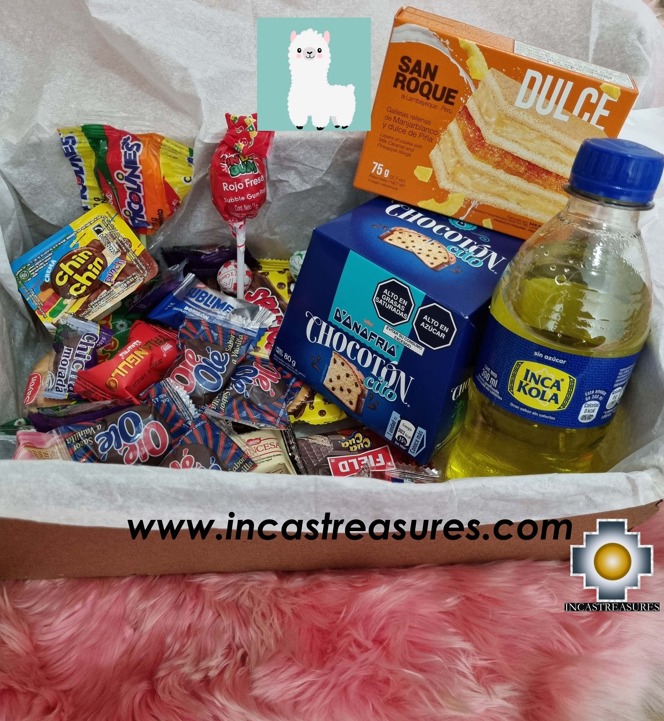 The Best Peruvian Candy 26 UNITS, Gift Box, a Piece of Peru , Inca Kola ...