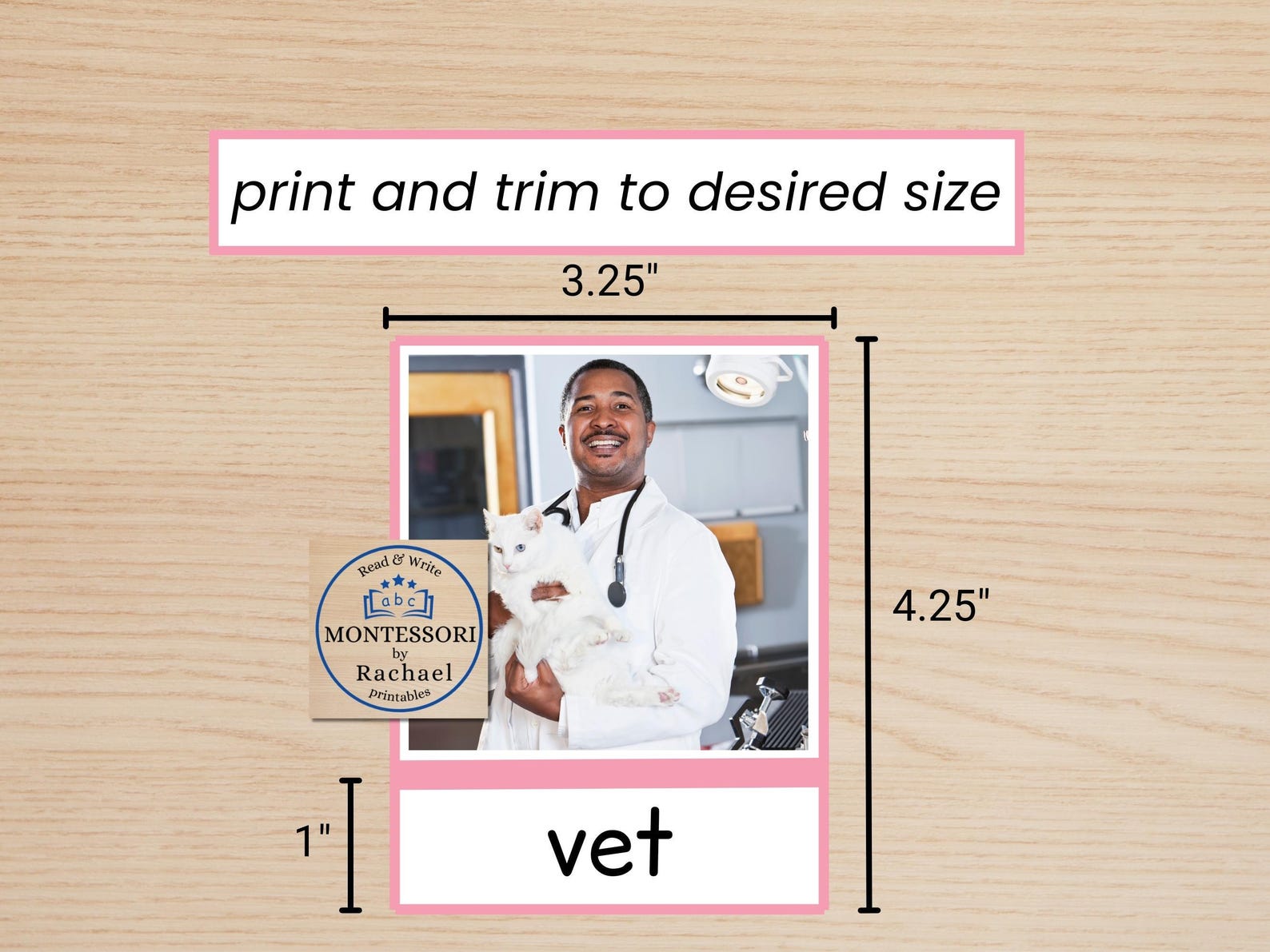 Montessori Pink Series Short E Reading Preschool Montessori Three Part ...