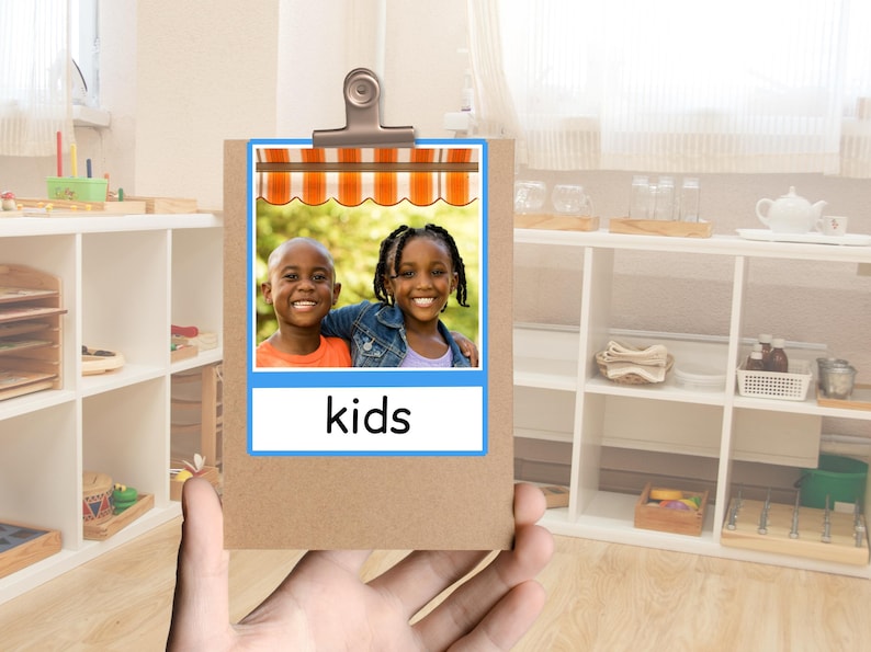 Montessori Blue Series Set 3 CCVC Blends Phonetic Reading Cards Three ...