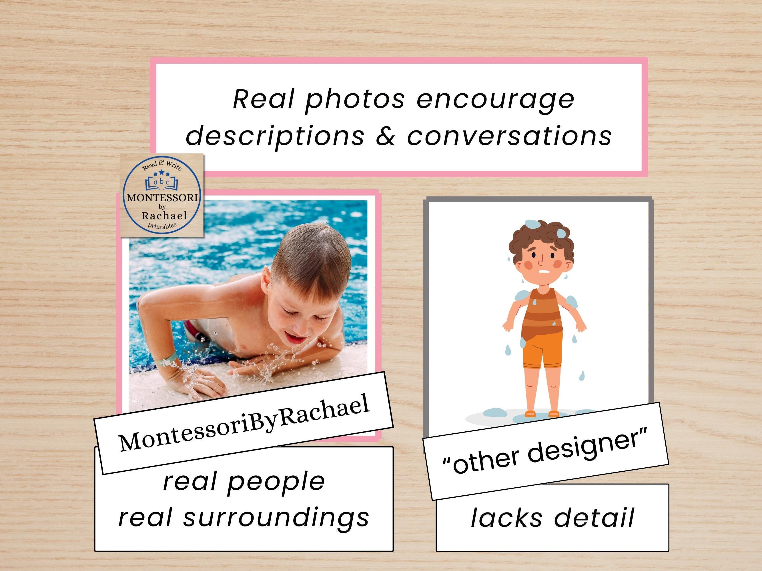 Montessori Pink Series Short E Reading Preschool Montessori Three Part ...