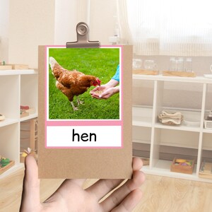 Montessori Pink Series Short E Reading Preschool Montessori Three Part ...