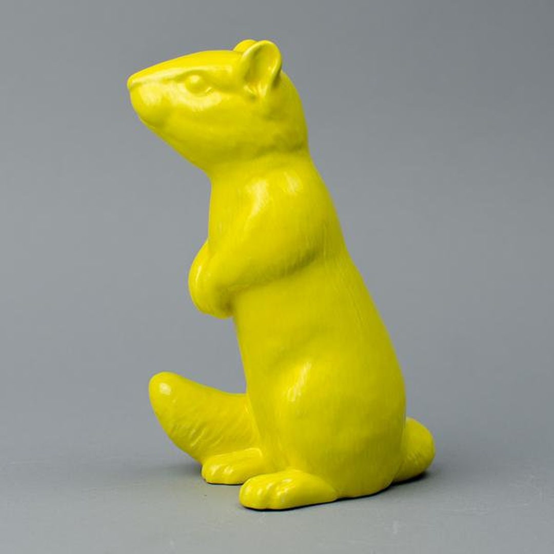 Ceramic Chipmunk, Standing, Art Sculpture, Choose Your Color - Etsy