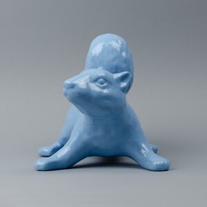 Ceramic Squirrel, Climbing, Art Sculpture, Figurine, Choose Your Color ...