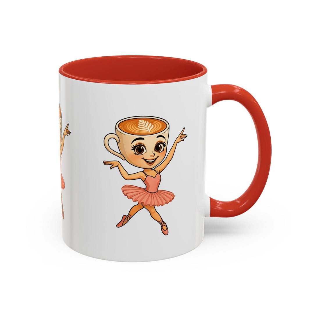 Ballerina Cappuccina Italian Brainrot Coffee Mug, Cute Ballerina ...