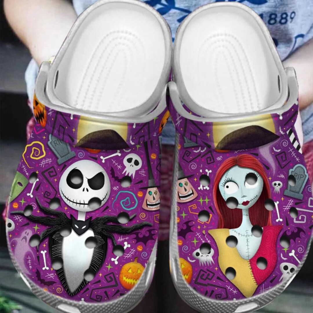 The Nightmare Before Christmas Crocs Clog Shoes Personalized Crocband ...