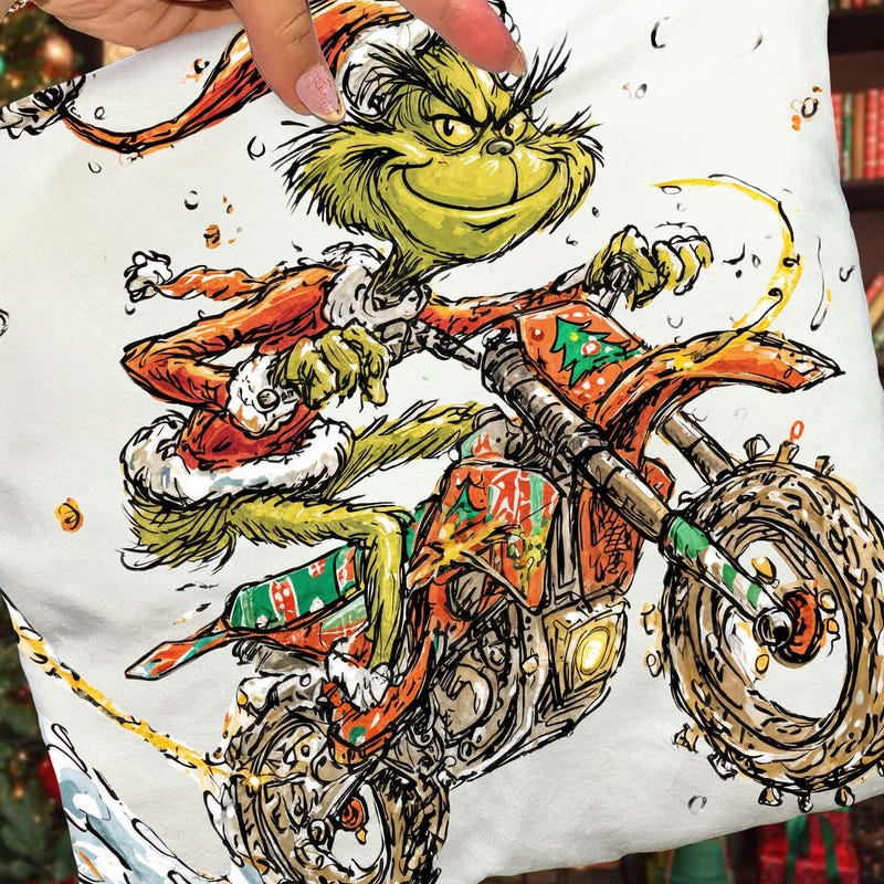 Grinch Ornament Bike - Etsy