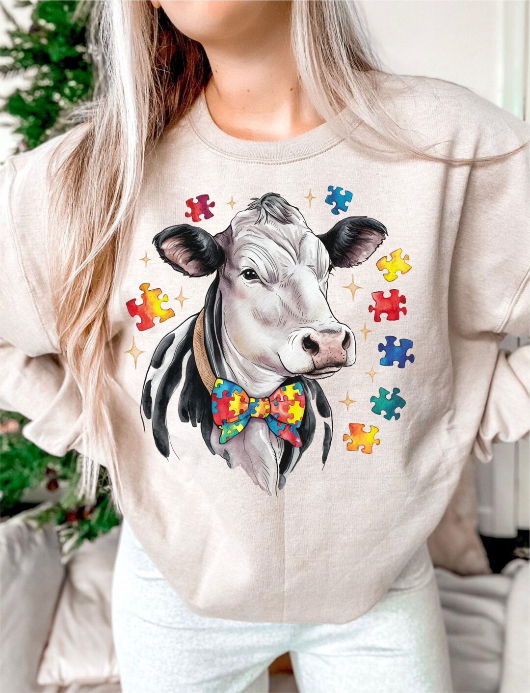 Austim Highland Cow, Autism Png, Autism Awareness Png, Coquette Bow Png ...