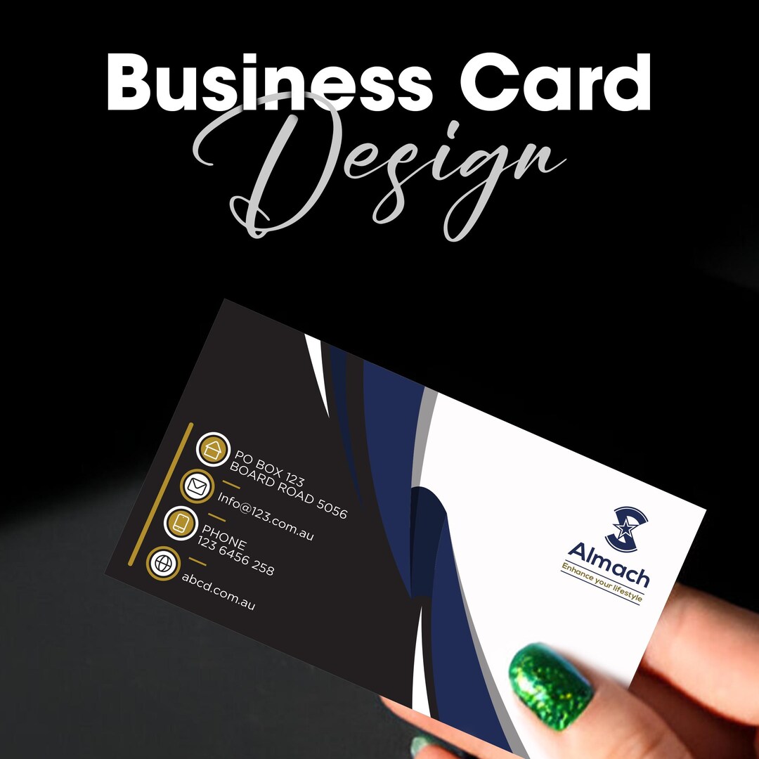 Custom Business Card Design, Business Card, Custom Design, Business ...