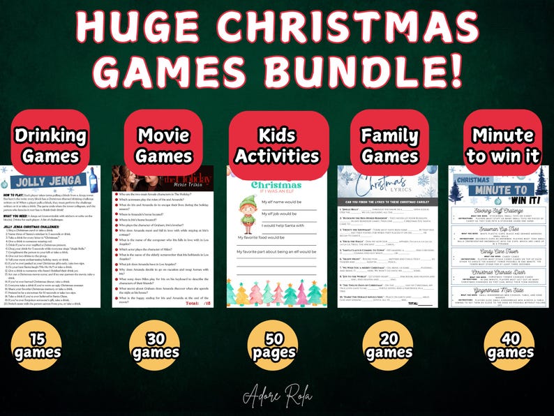 Christmas Games Bundle – Ultimate Bundle With Over 100 Christmas Party ...