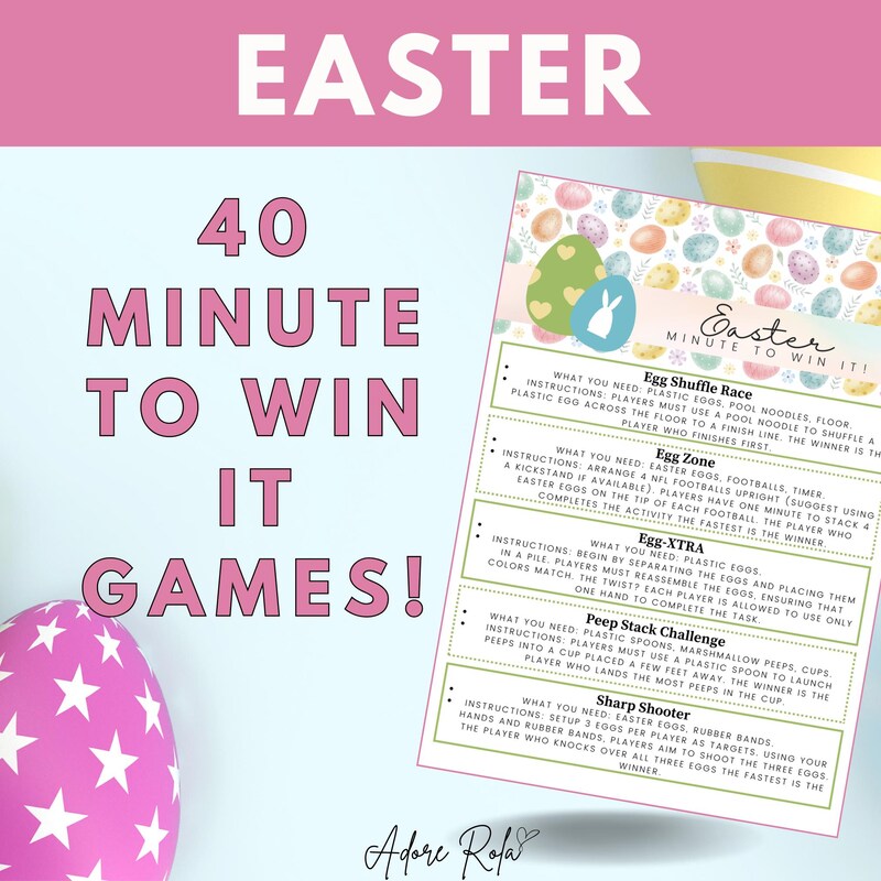 Minute to Win It - Etsy