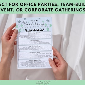 Team Building Minute to Win It Games - 40 Fun & Printable Minute to Win ...