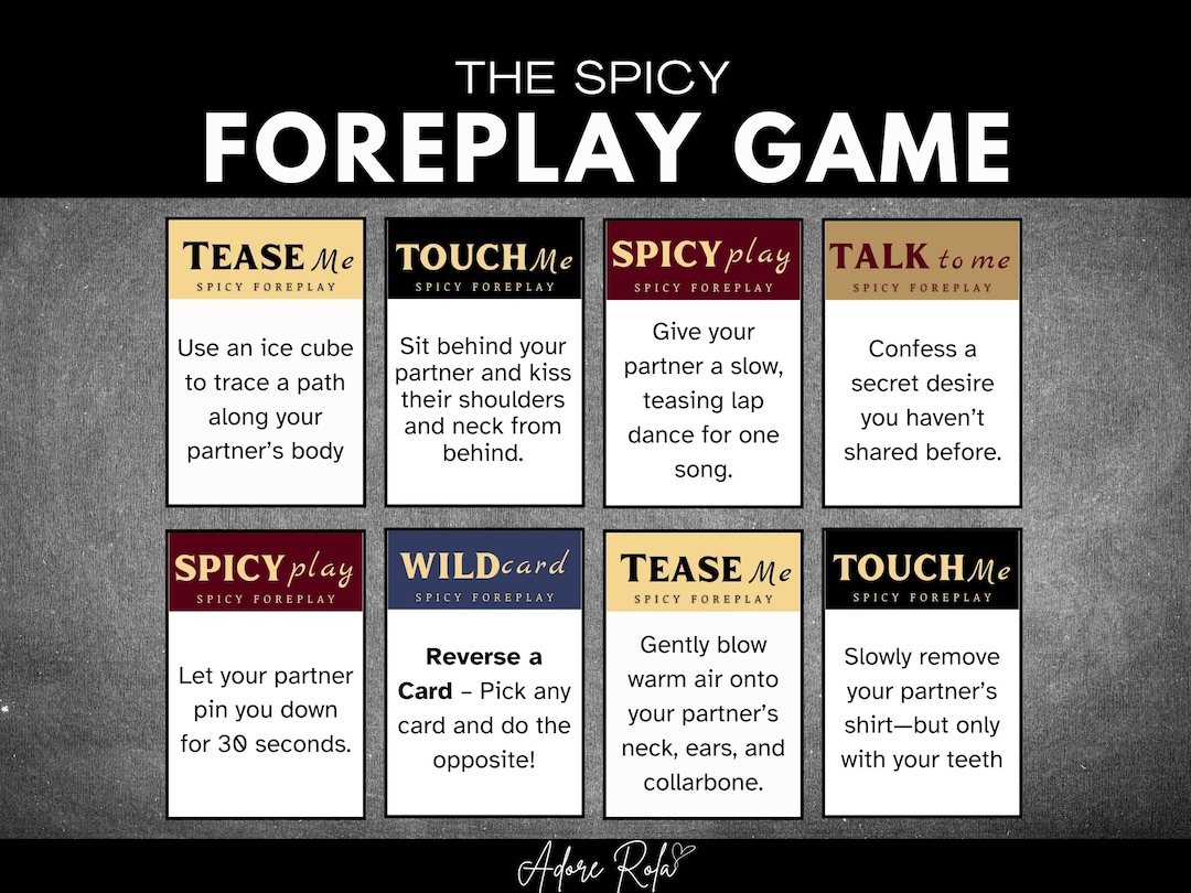 The Ultimate Foreplay Card Game for Couples | Instant Download ...