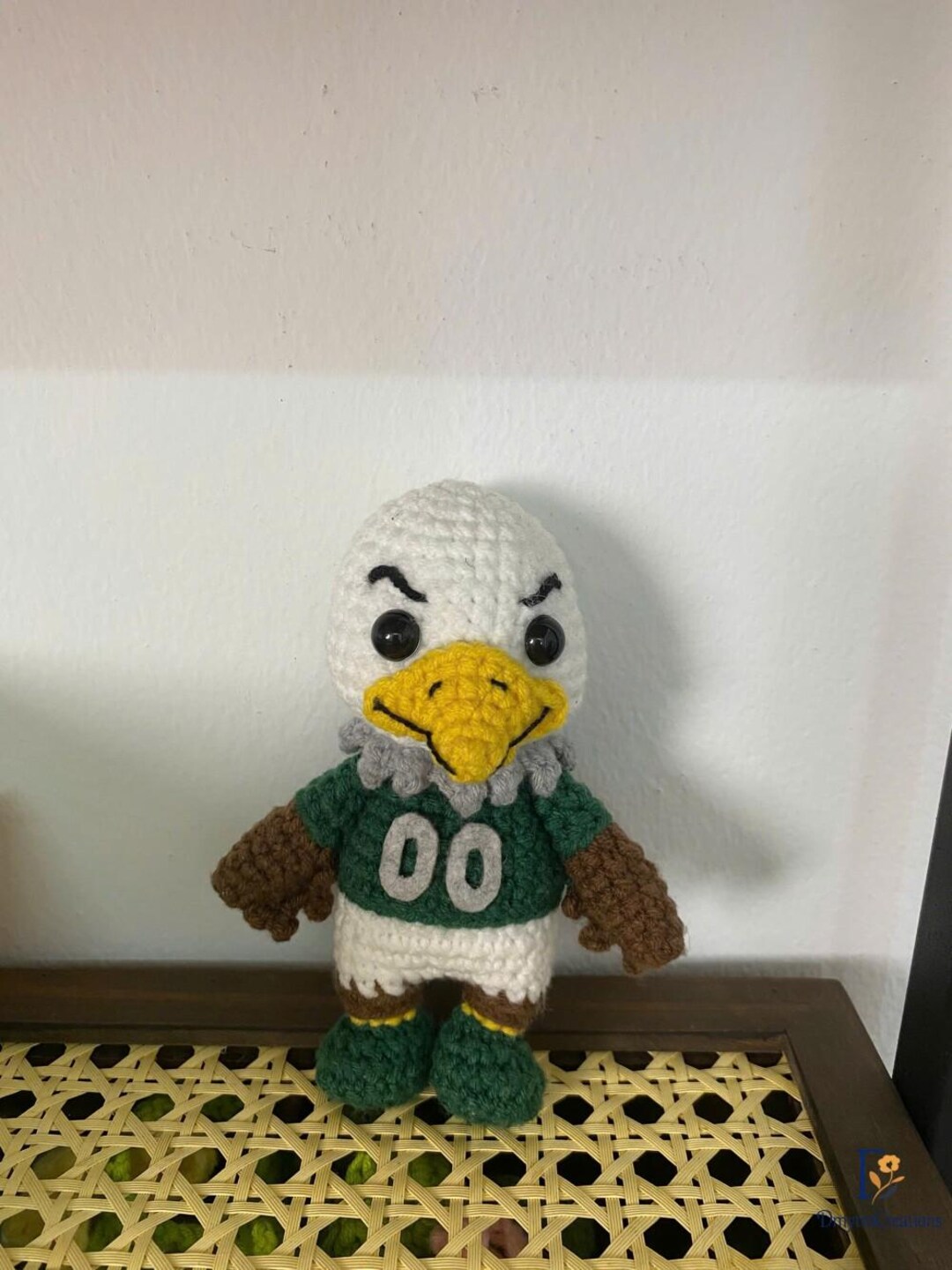 Swoop the Eagle Crochet Plush – Handmade Amigurumi Stuffed Animal Toy ...