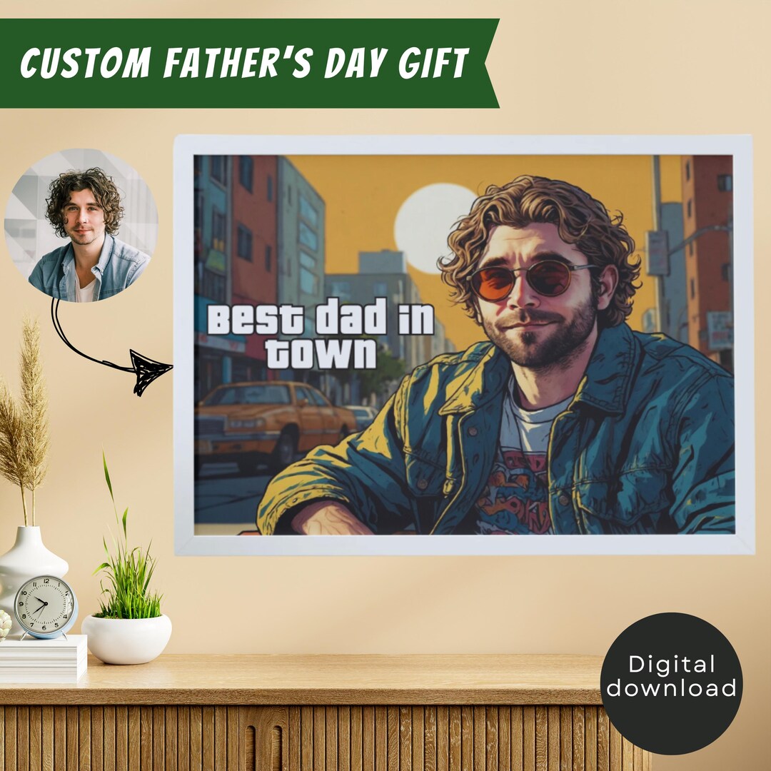 Personalized Game Portrait, Custom Photo Present, Birthday Custom Gift ...