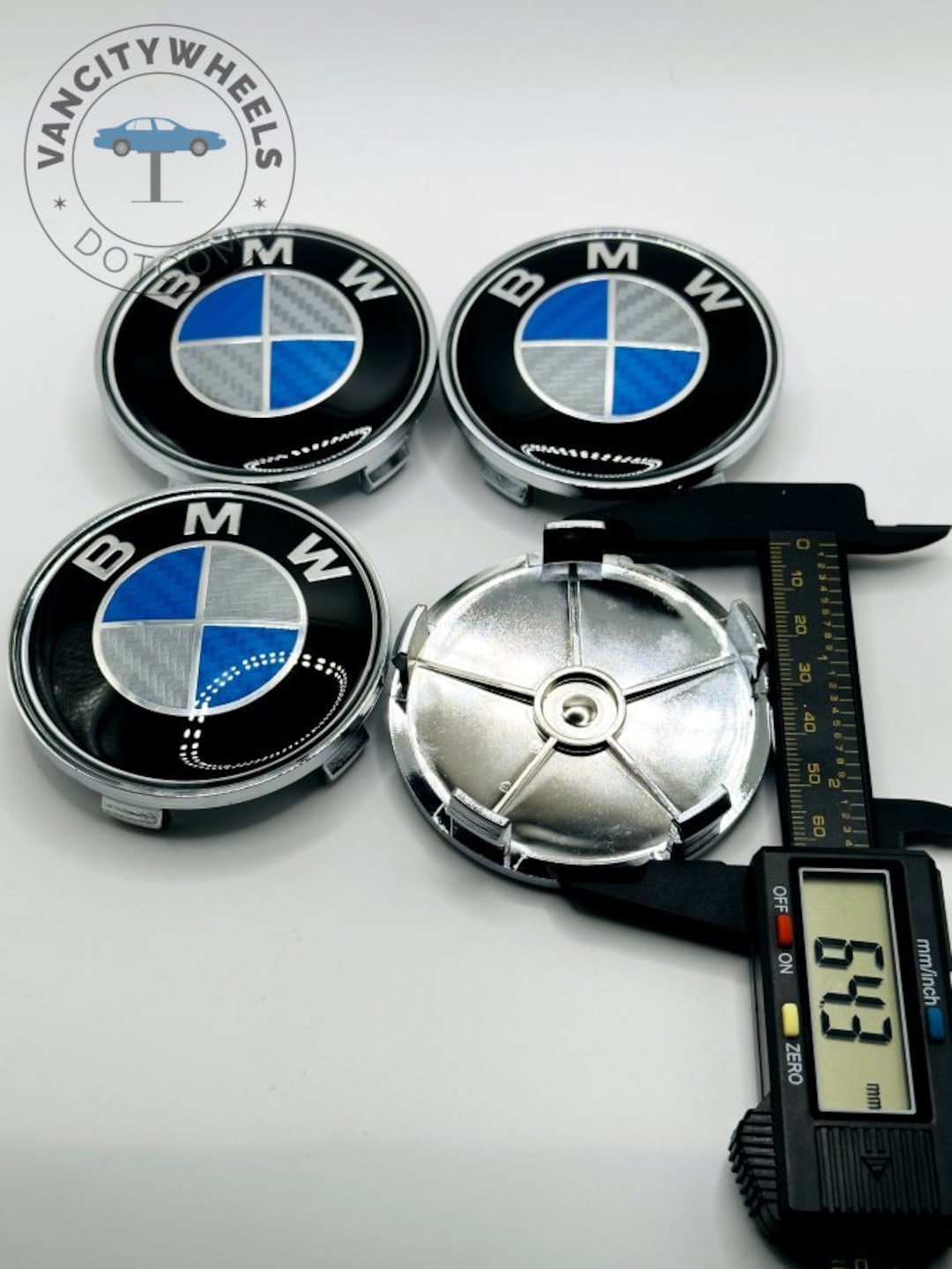 Set of 4 Bmw Alloy Wheel Center Caps 68mm, Center Hub Caps for Bmw Cars ...