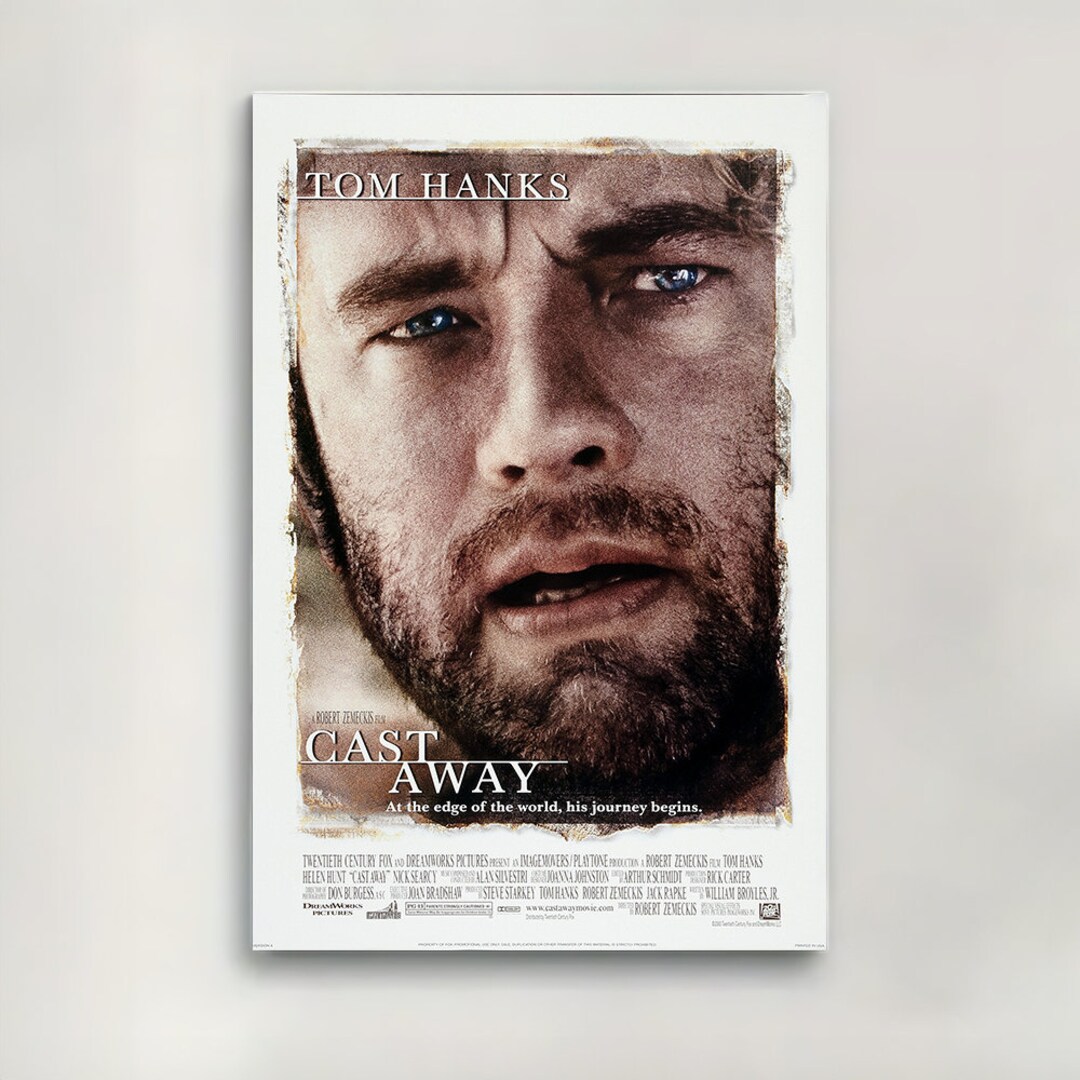 Cast Away Movie Poster,room Decor Wall Art Print,home Decor Poster,film ...