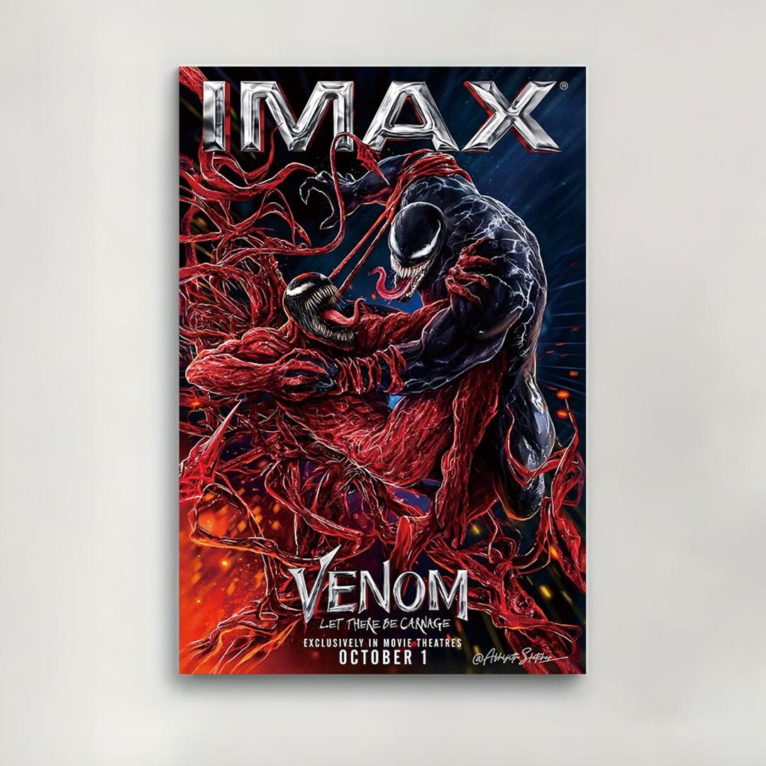 Venom Let There Be Carnage Movie Poster,room Decor Wall Art Print,home ...