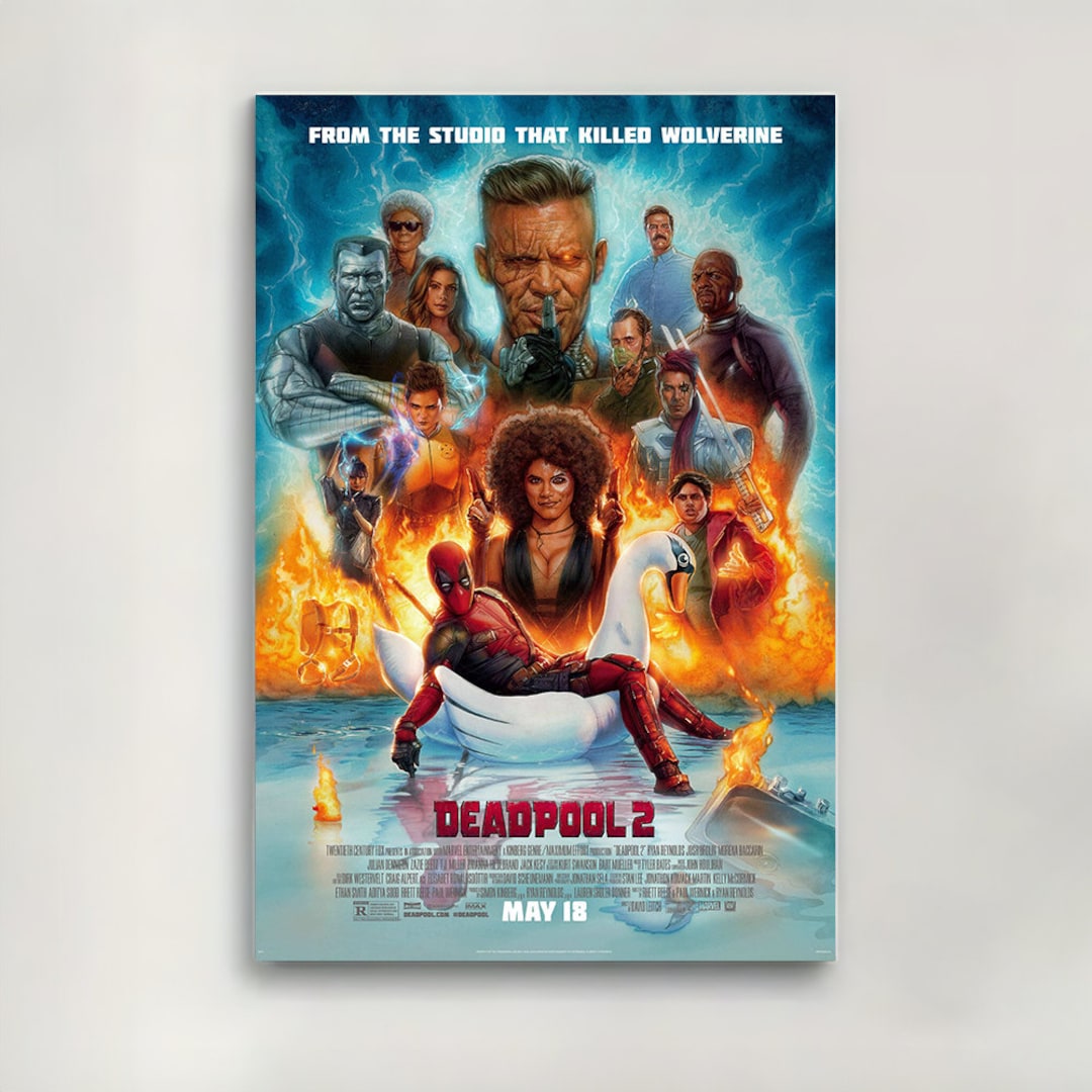 Deadpool 2 Movie Poster,room Decor Wall Art Print,home Decor Poster ...