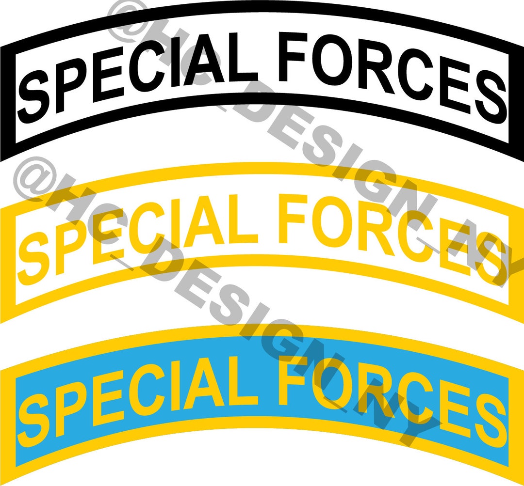 US Army Special Forces Tab Files, Military Insignia, Army Patches, Army Tabs, .PNG and .SVG, Sf ...