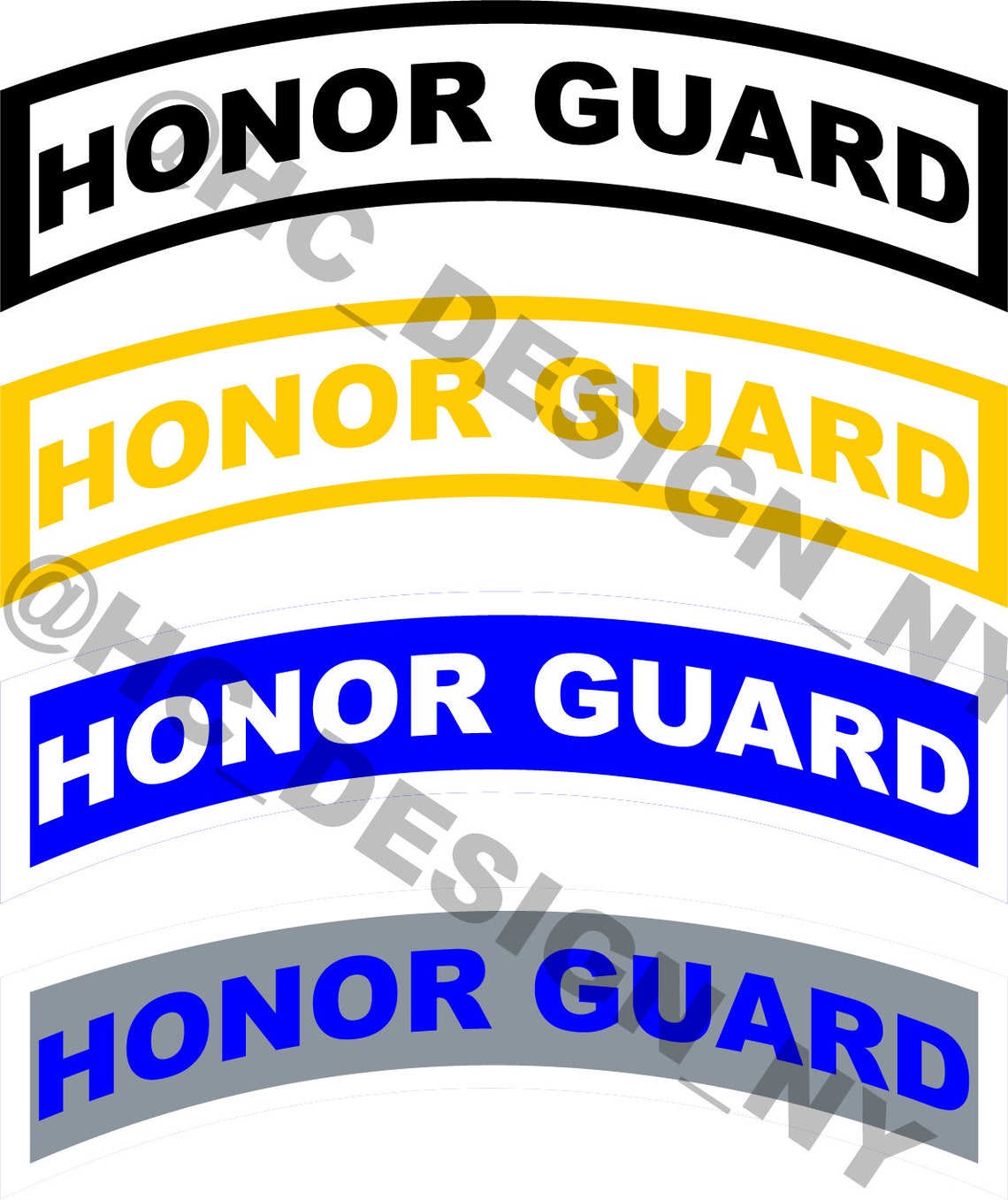 US Army Honor Guard Tab SVG: Military Insignia Cut Files (digital ...