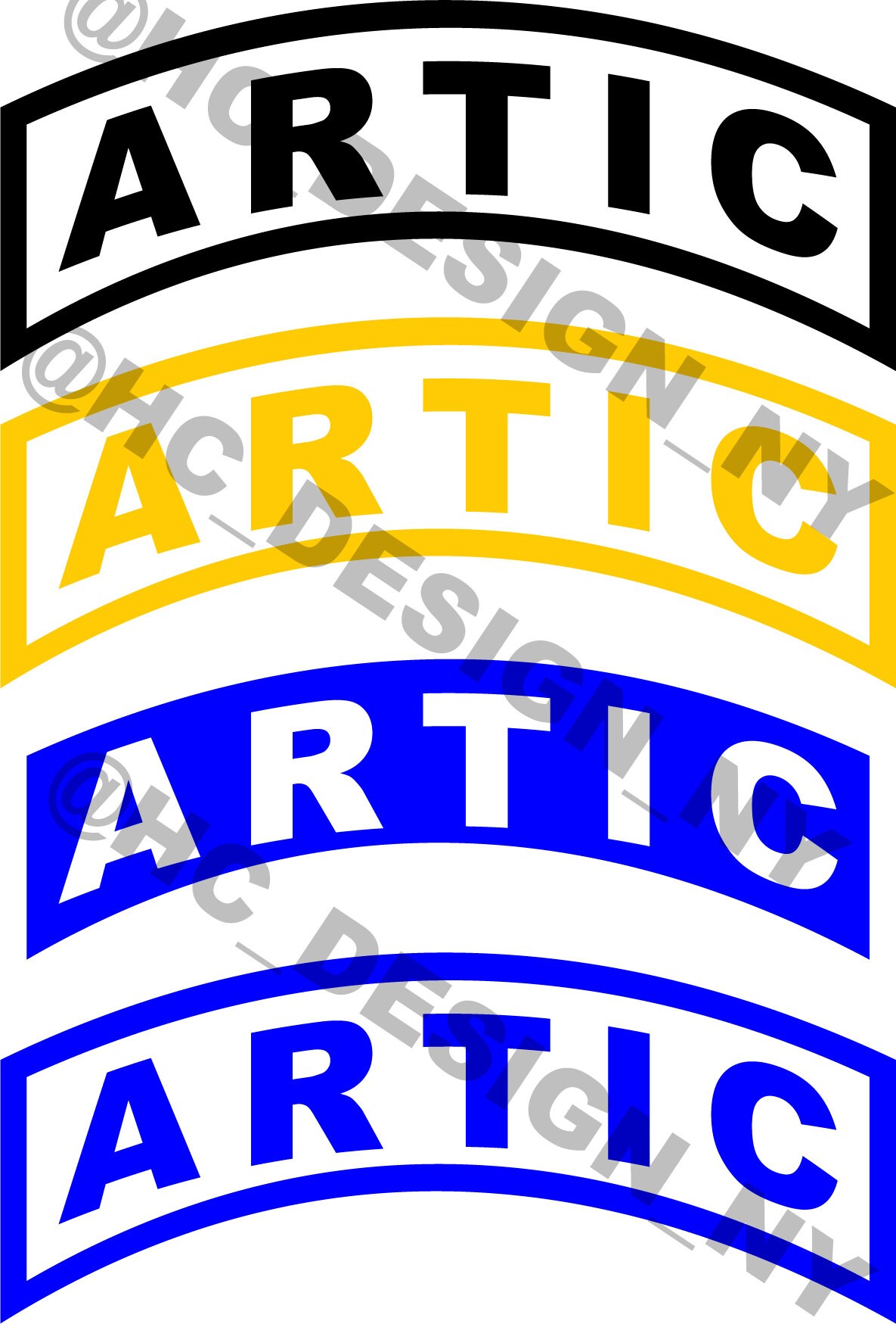 US Army Arctic Tab SVG PNG: Military Insignia Cut Files - Etsy